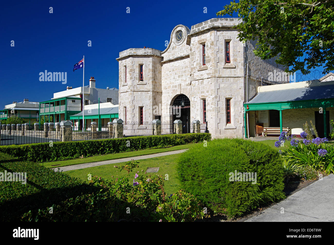 The gate house at Fremantle Prison, Fremantle, Perth, Western Australia ...