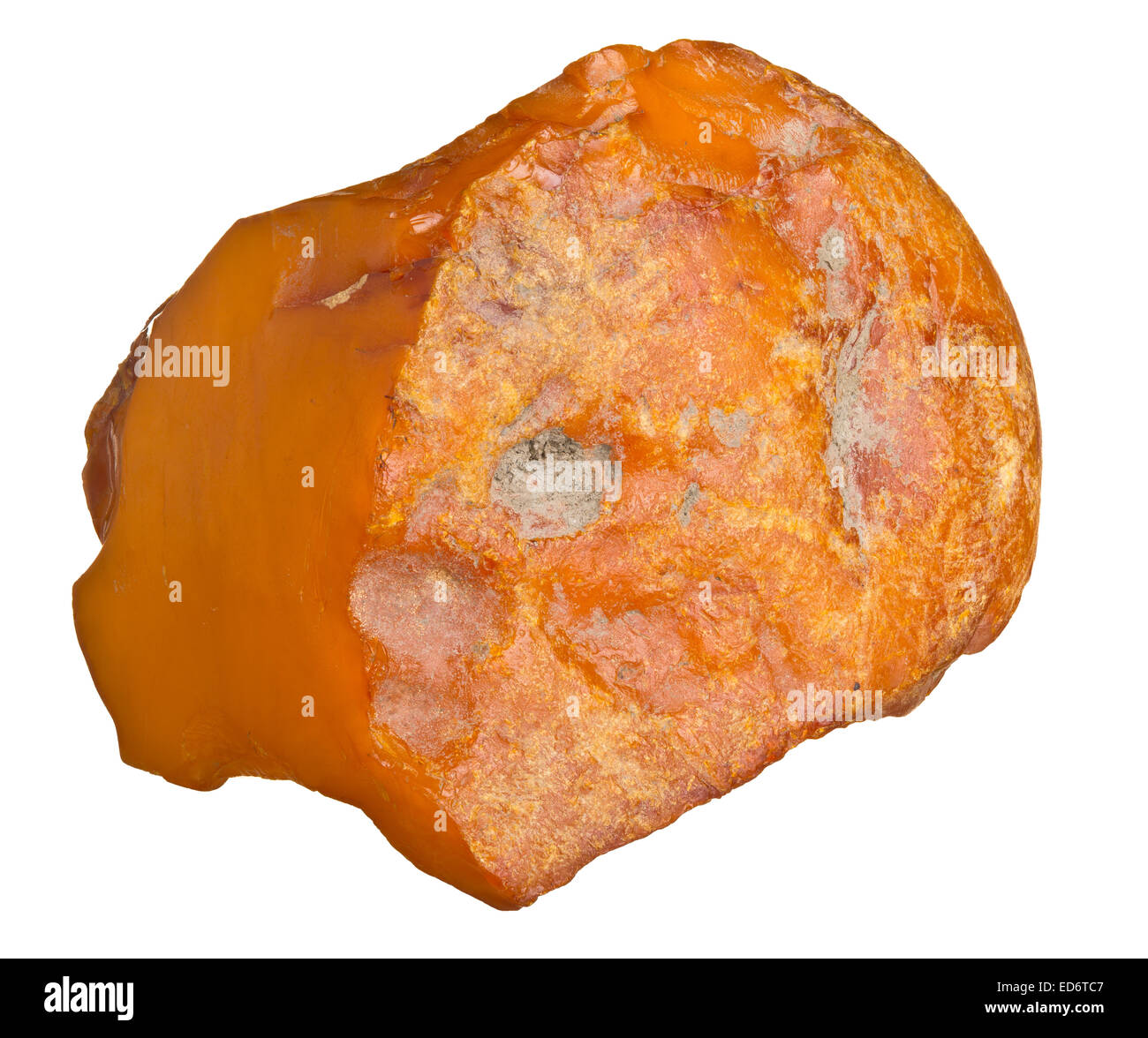 Orange amber isolated on white background Stock Photo - Alamy