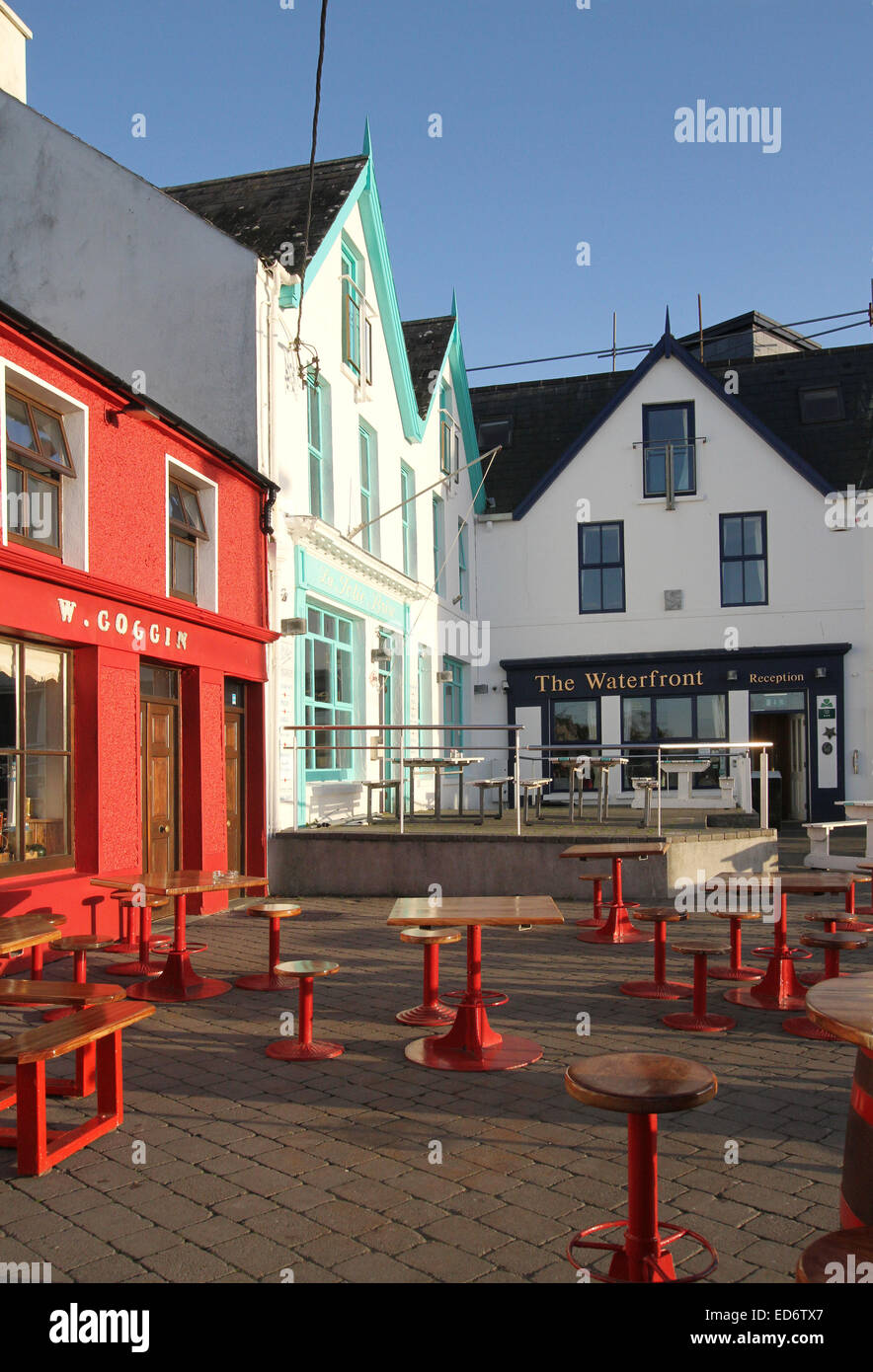 The waterfront above the harbour at Baltimore West Cork County Cork ...