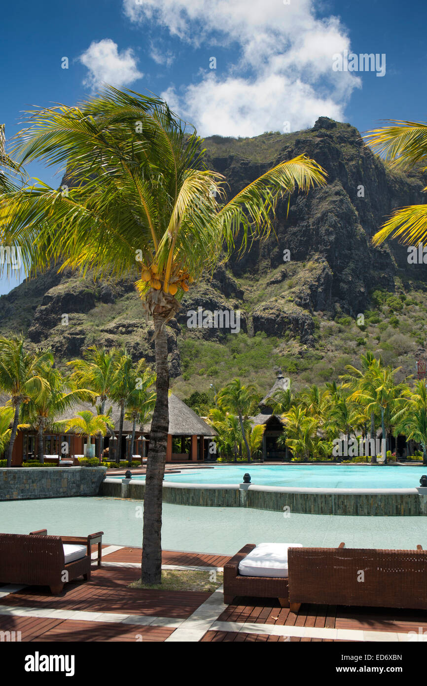 Mauritius, Le Morne, Dinarobin hotel, beachcomber hotels swimming pool ...