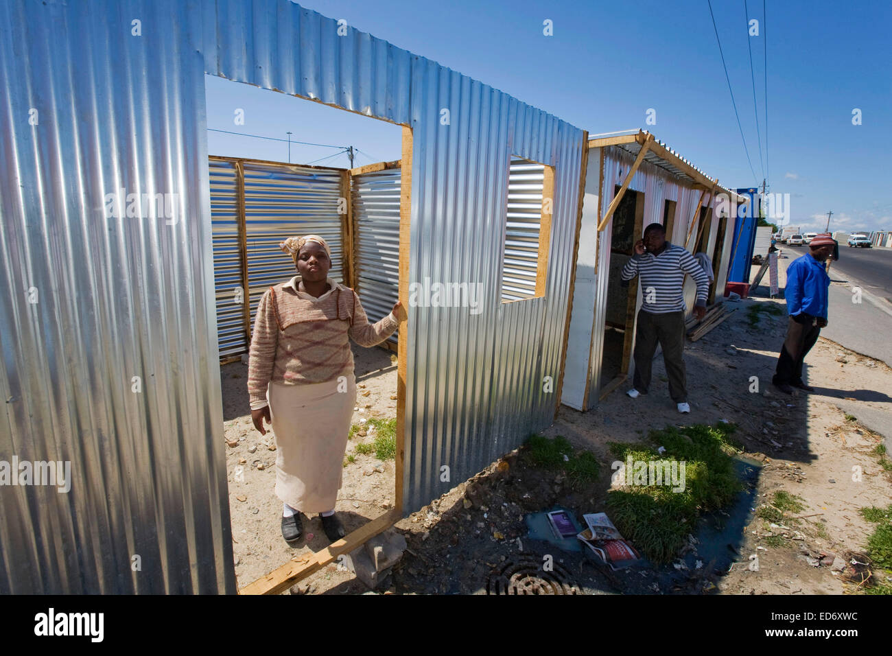South africa shack construction hi-res stock photography and images - Alamy