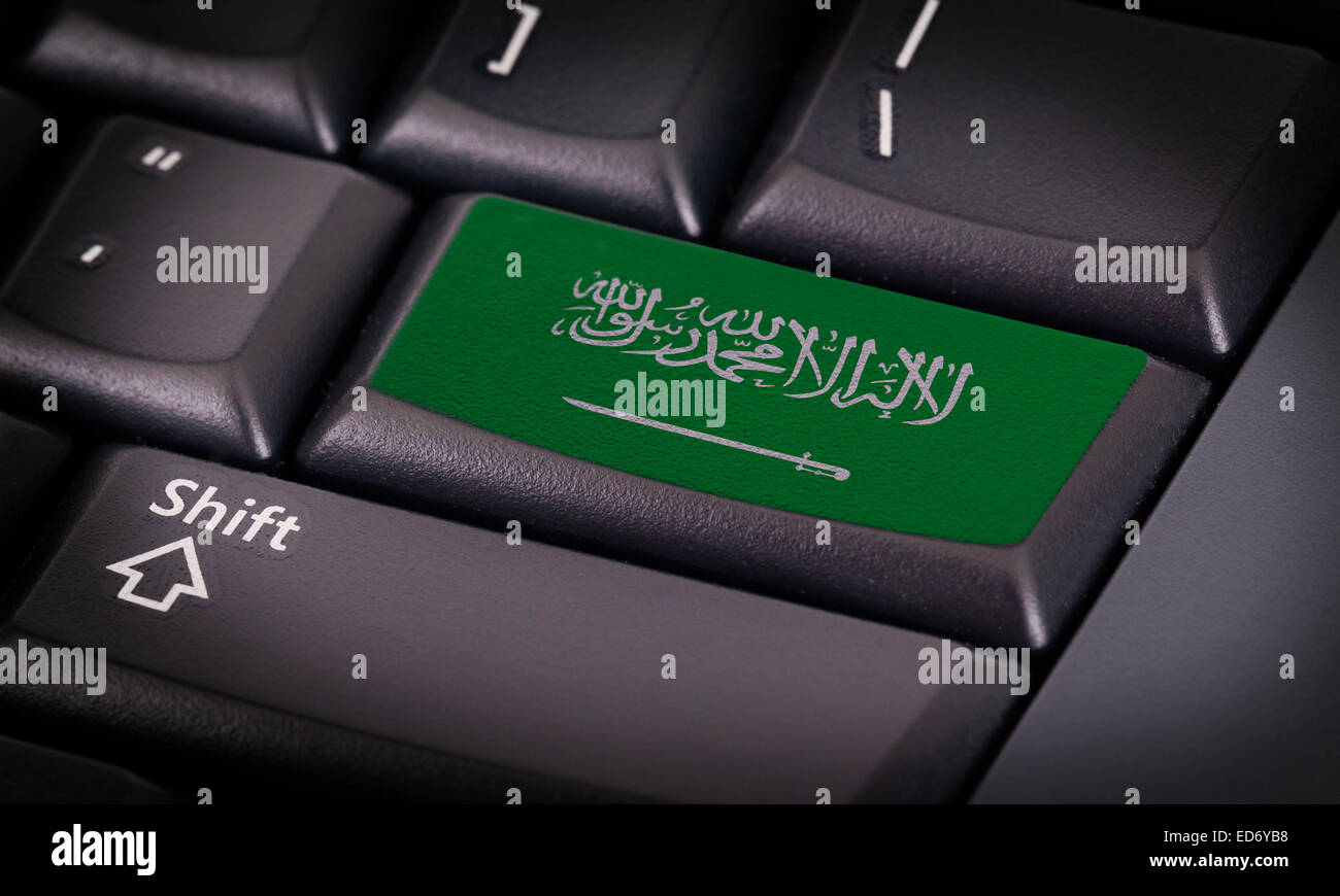 Saudi arabia on black hi-res stock photography and images - Alamy