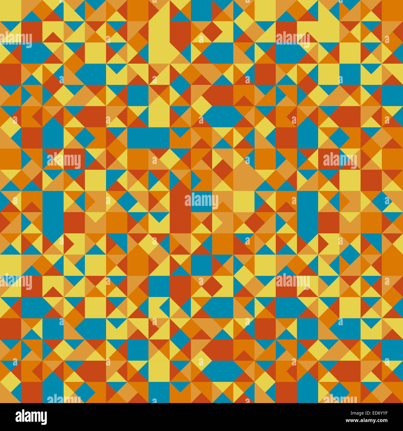 Retro pattern of geometric shapes Stock Photo - Alamy