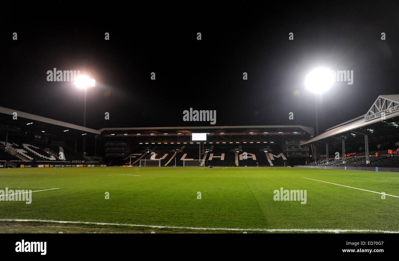 Fulham Football Club ground Craven Cottage London England UK Stock ...