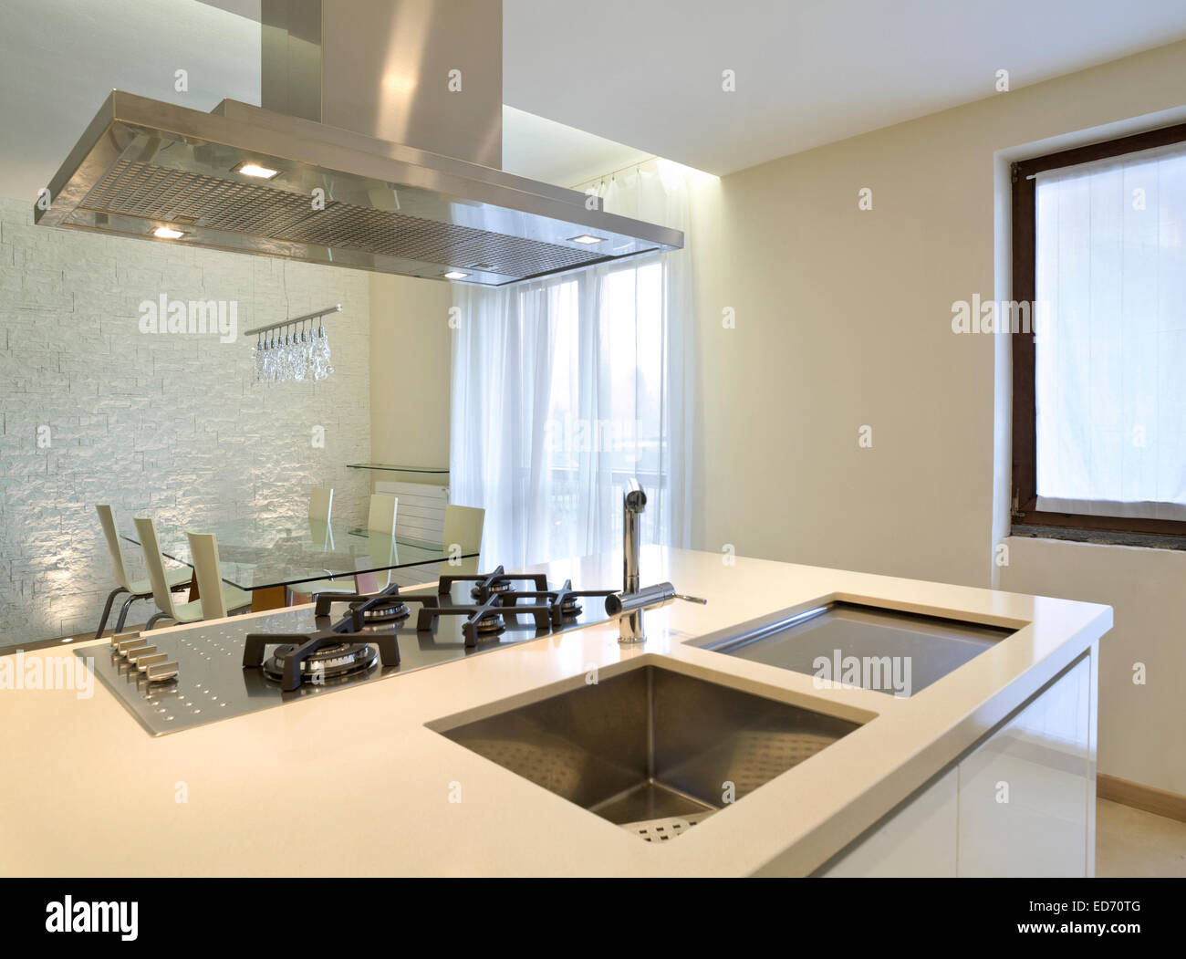 New interior design apartment, kitchen Stock Photo - Alamy