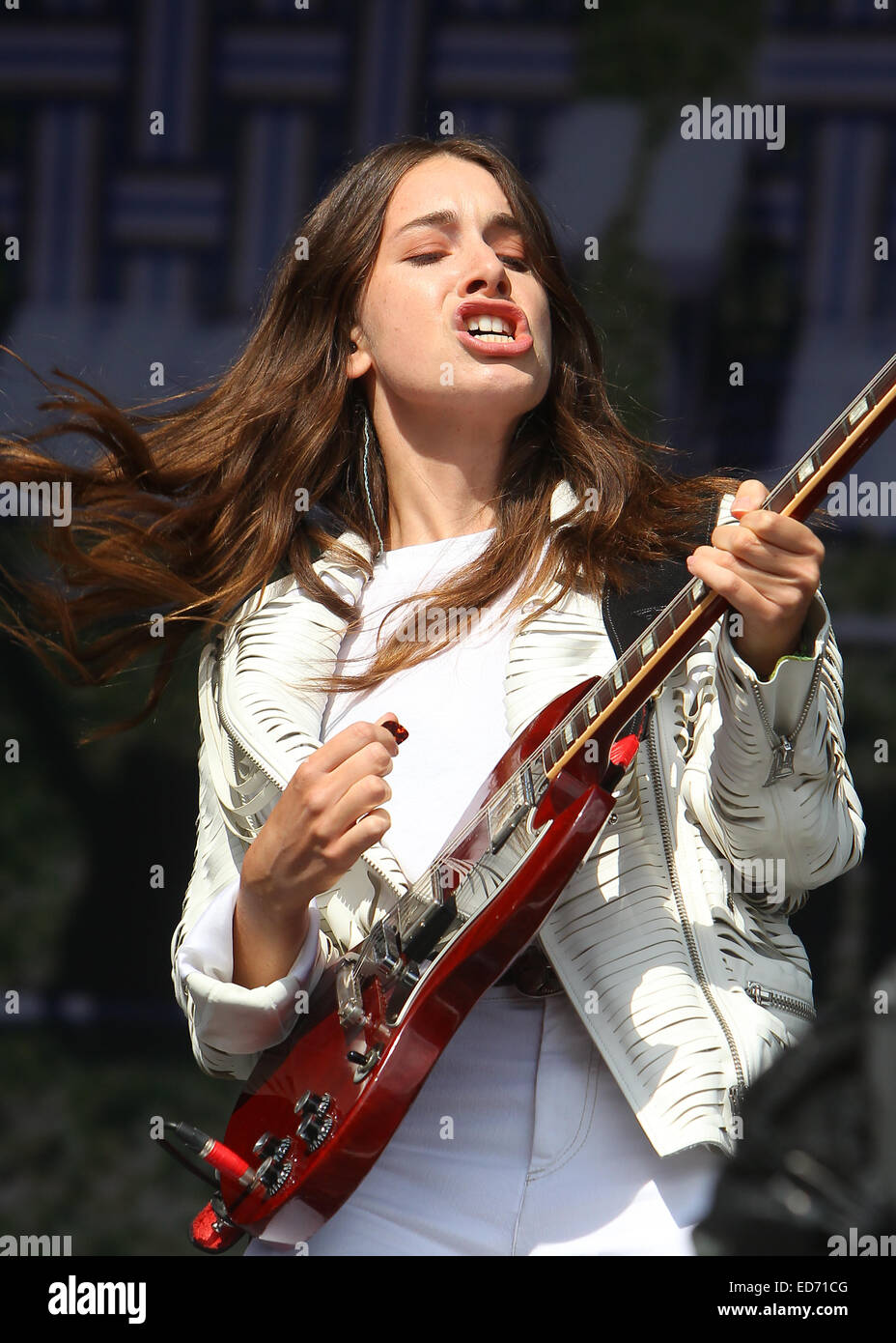 Glastonbury Festival 2014 - Performances - Day 2 - Haim Featuring: Haim ...