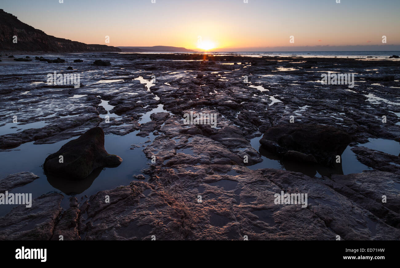 Brook beach isle of wight winter hi-res stock photography and images ...