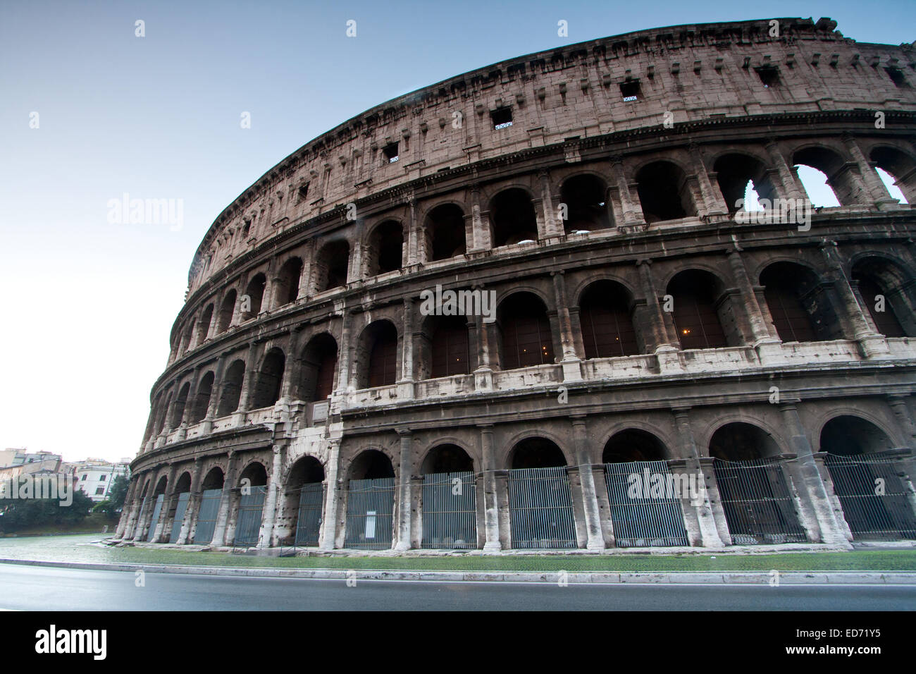architecture of colosseum or coloseum at Rome Italy Stock Photo - Alamy