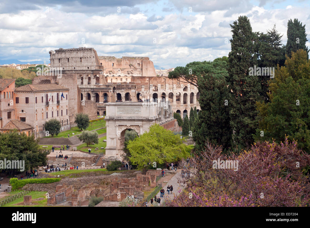 Coloseum aerial hi-res stock photography and images - Alamy