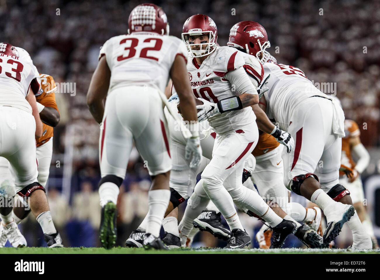 December 29, 2104: Arkansas Razorbacks quarterback Brandon Allen (10 ...