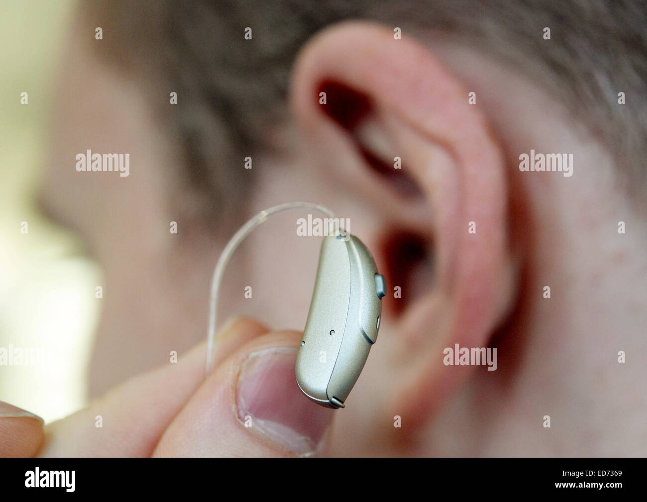 Hearing aid acousticians hi-res stock photography and images - Alamy