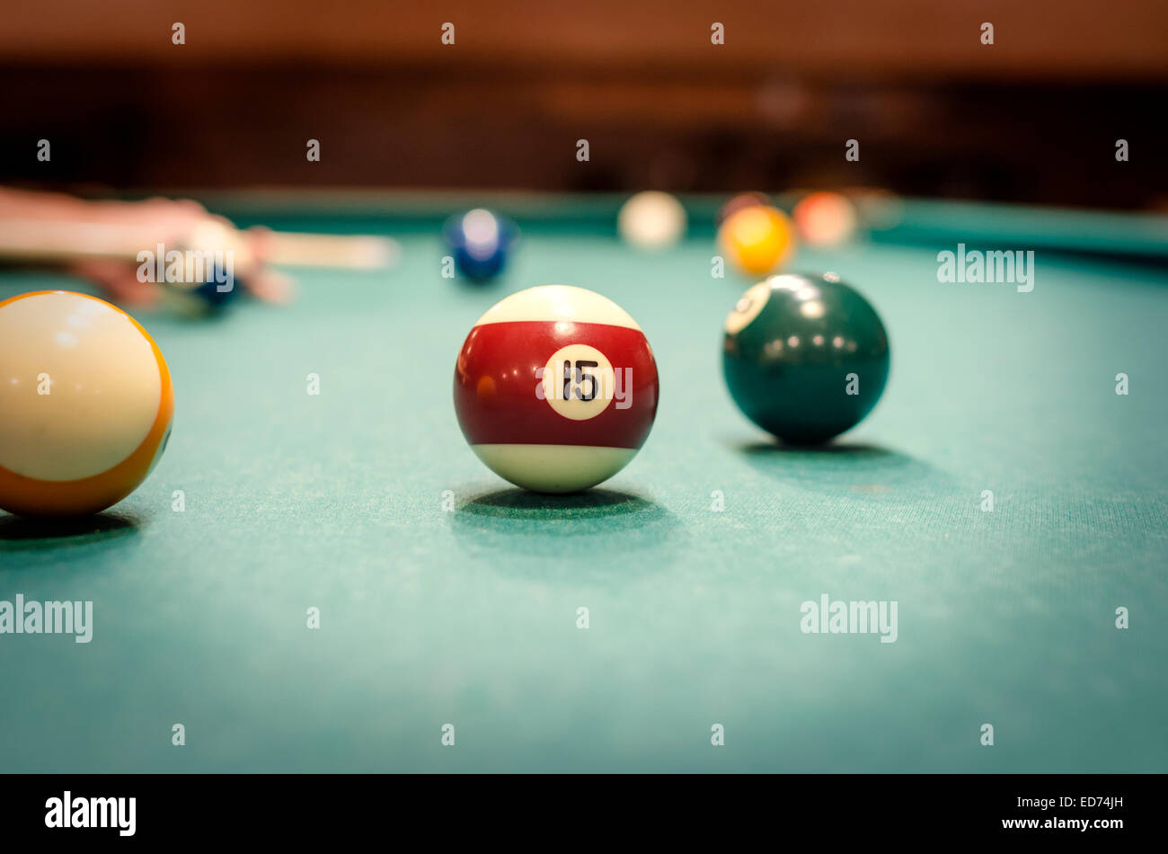 Billiard pool motion hi-res stock photography and images - Alamy