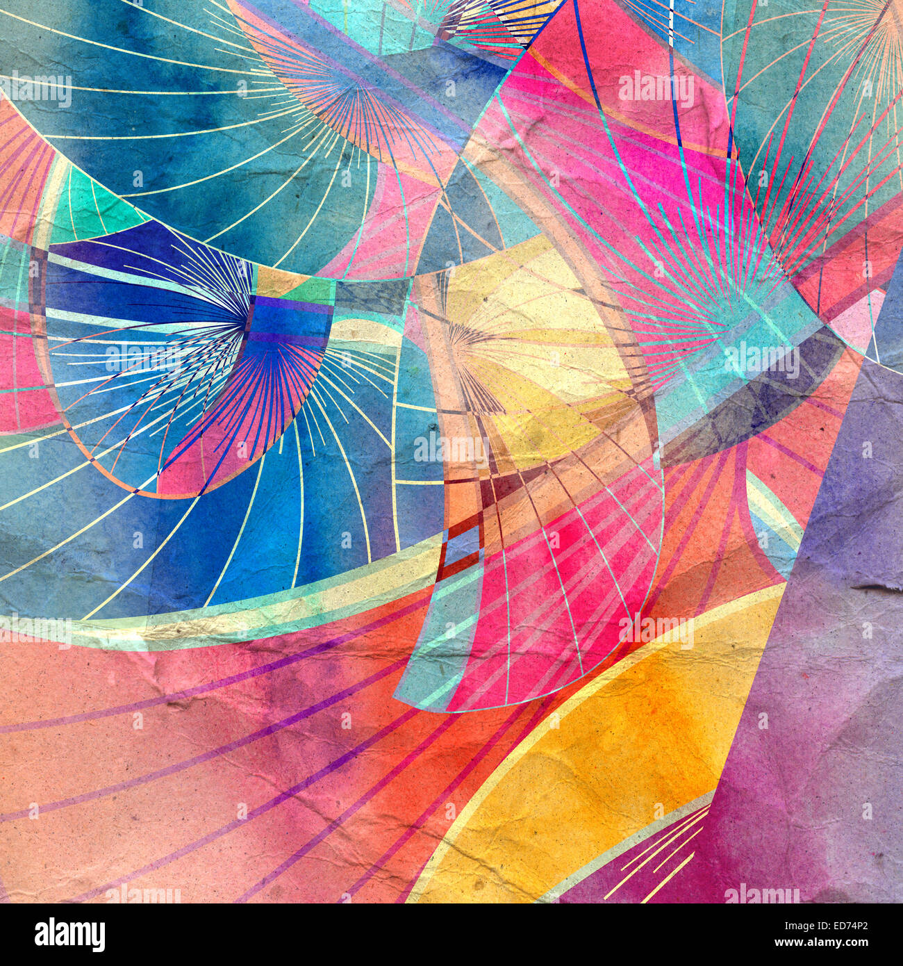 graphic a abstract background with different elements Stock Photo - Alamy