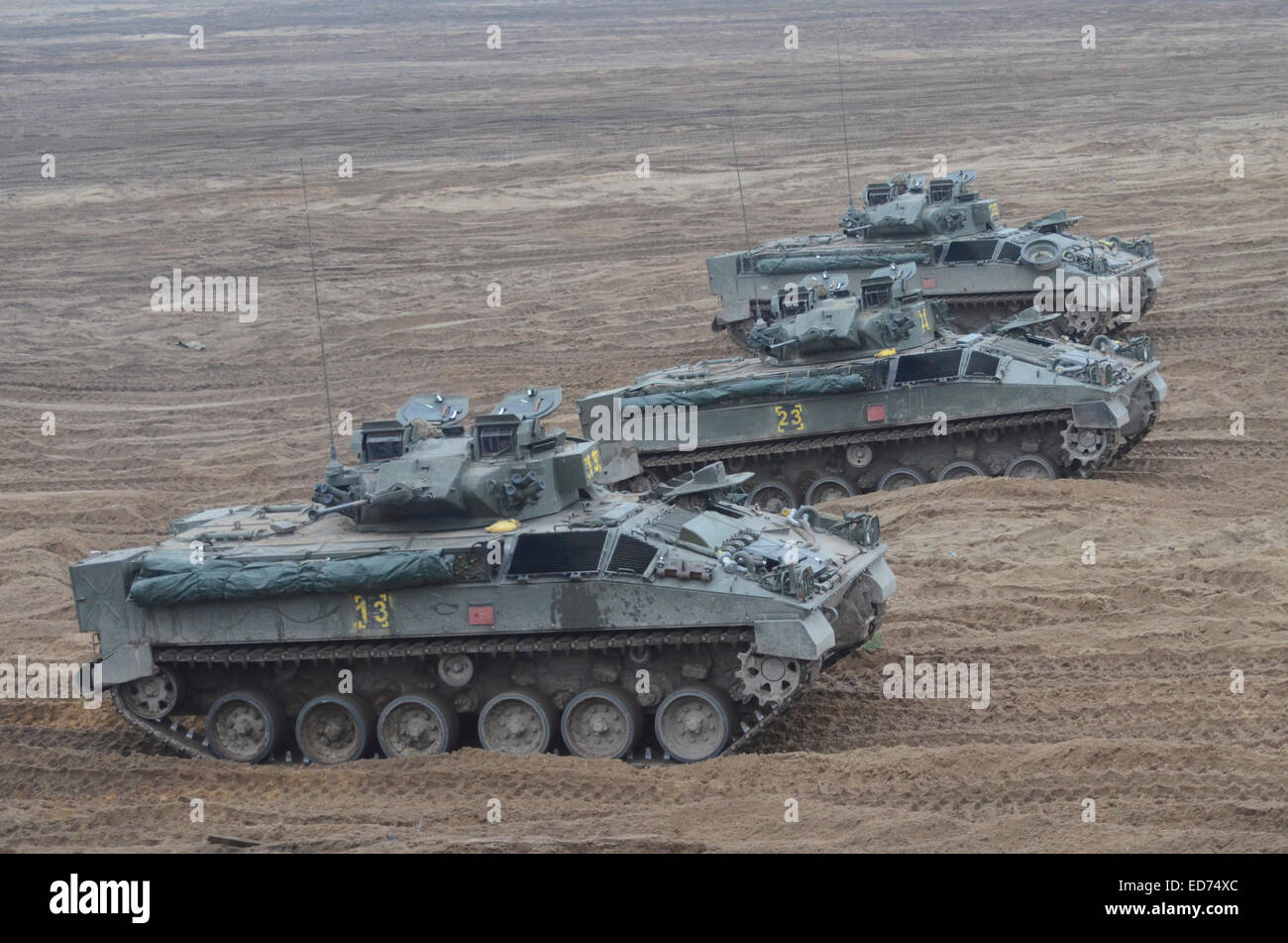 Warrior tracked infantry fighting vehicles of the British Armed Forces ...