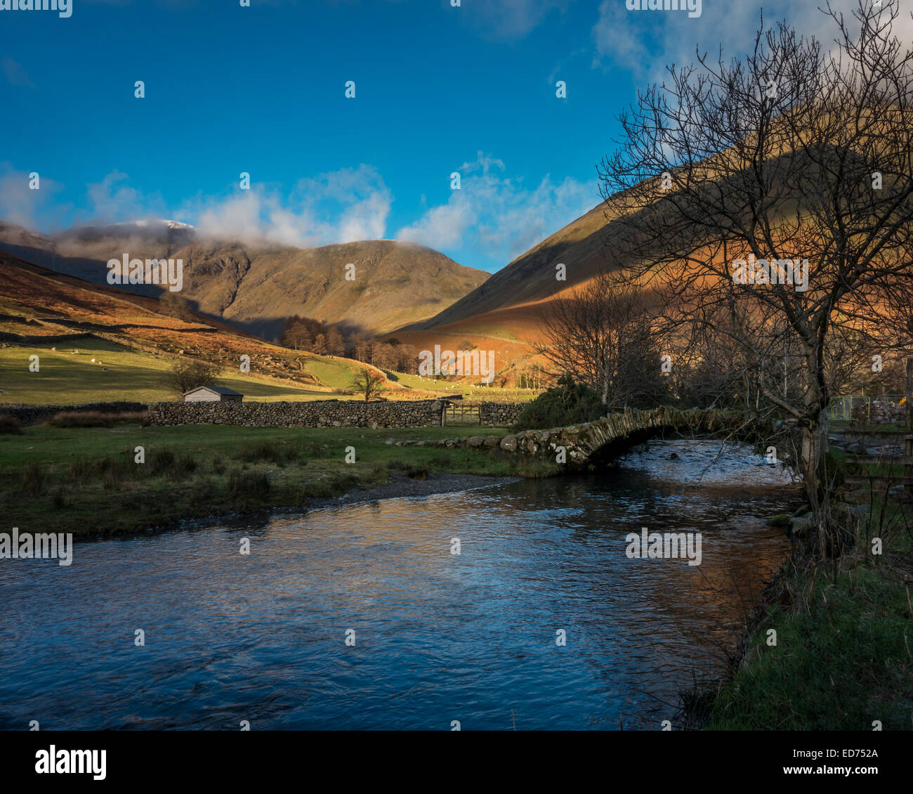 View of a quintessentially English scene: Pillar and Kirk Fell from ...