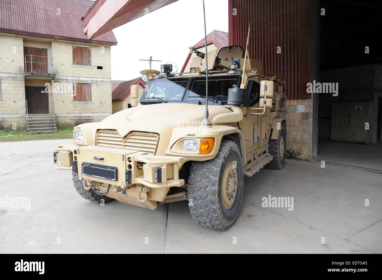 A Husky TSV armored vehicle of the British Army Stock Photo - Alamy