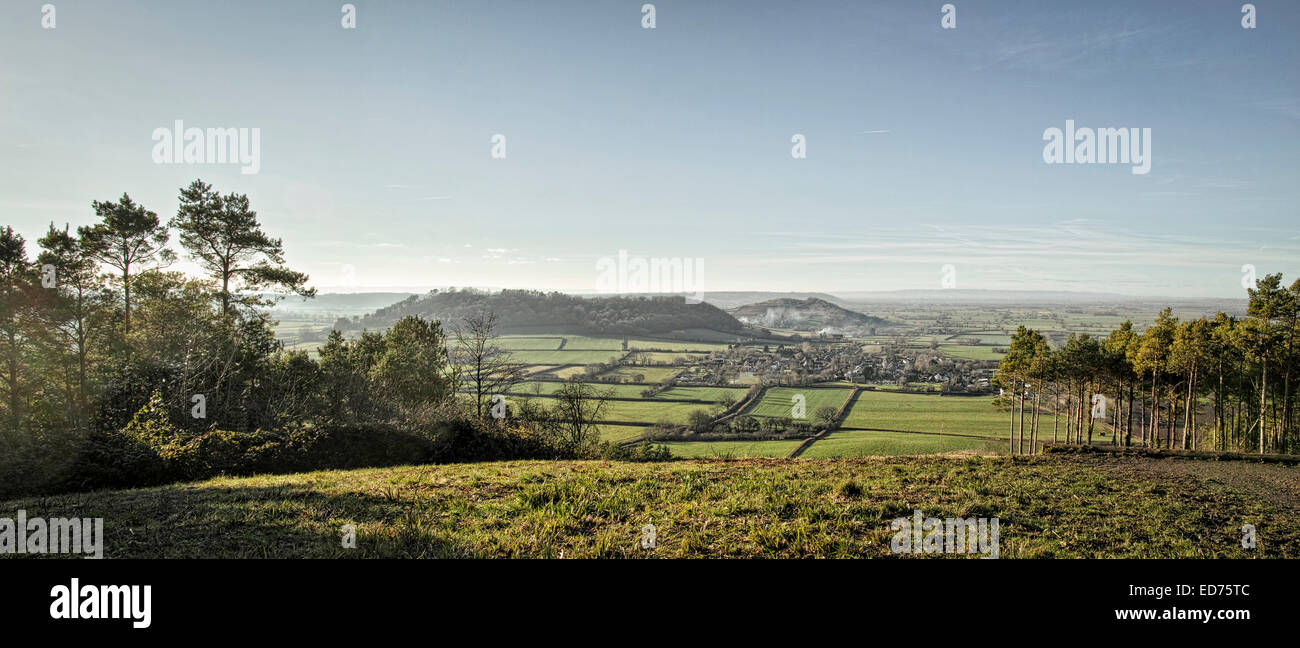 Polden hills somerset hi-res stock photography and images - Alamy