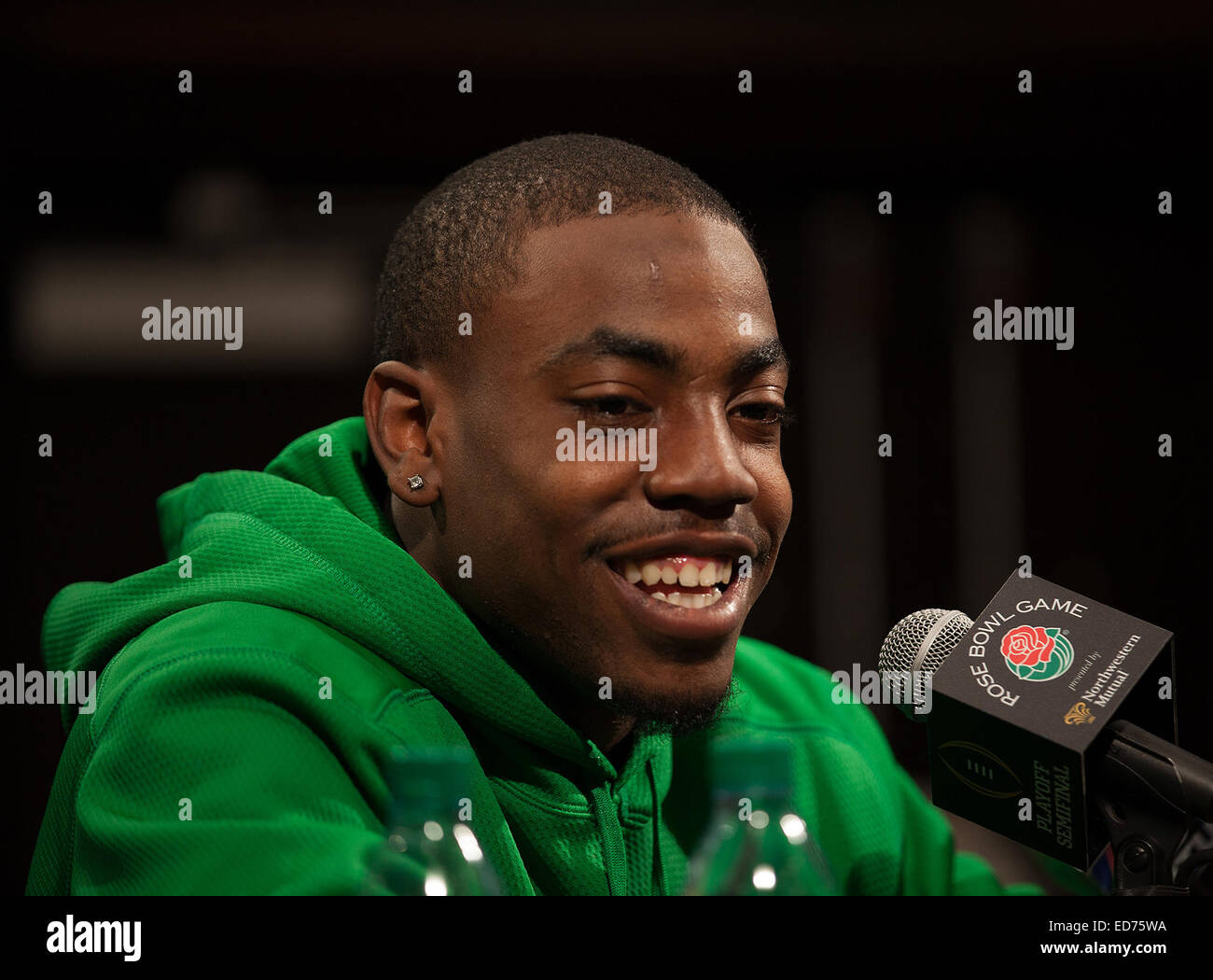 Los Angeles, CA, USA. 30th Dec, 2014. Oregon Ducks running back Byron ...