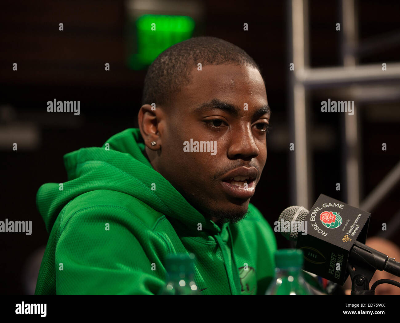 Los Angeles, CA, USA. 30th Dec, 2014. Oregon Ducks running back Byron ...