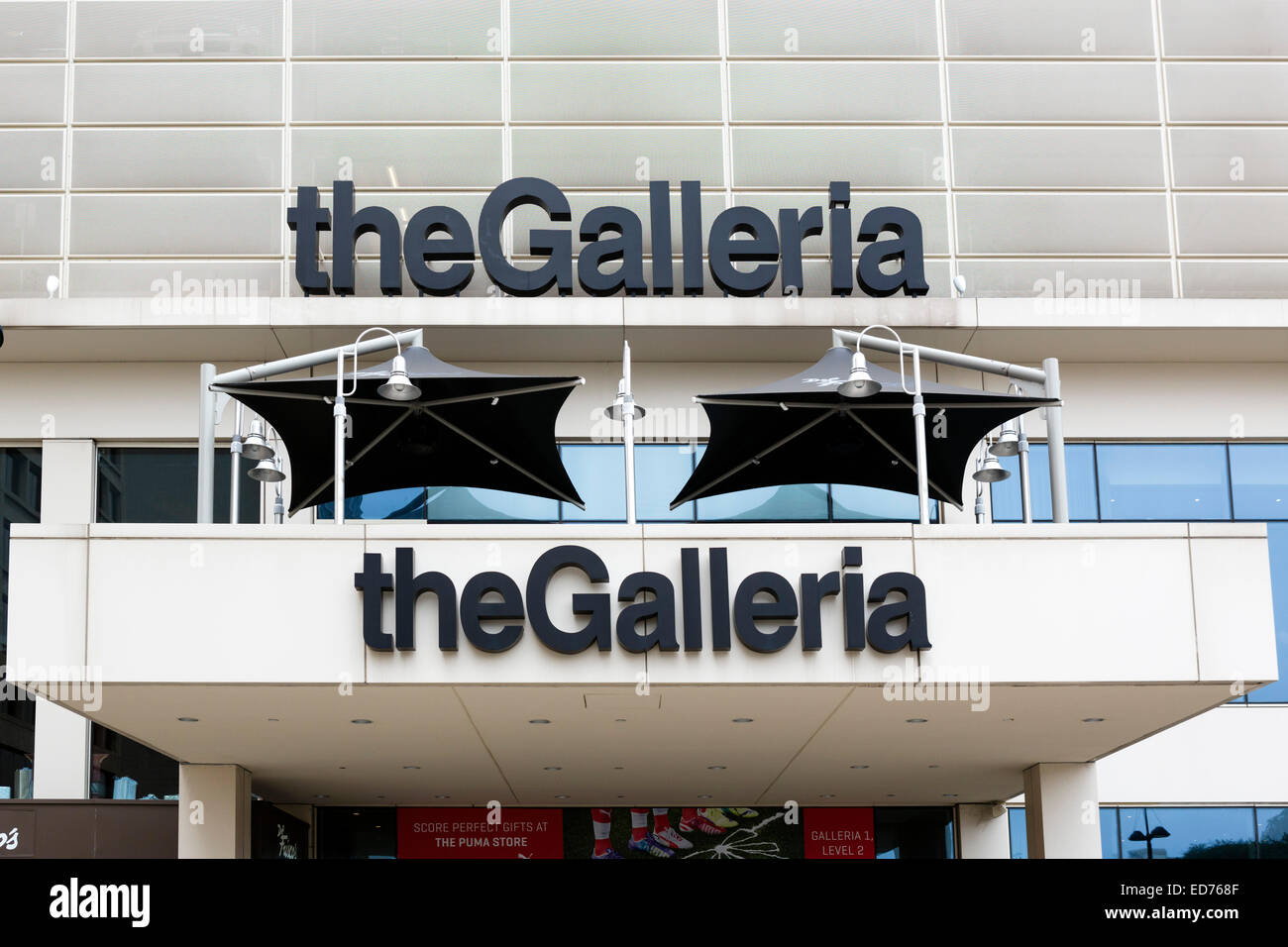 The Galleria shopping mall and office complex, Houston, Texas, USA ...