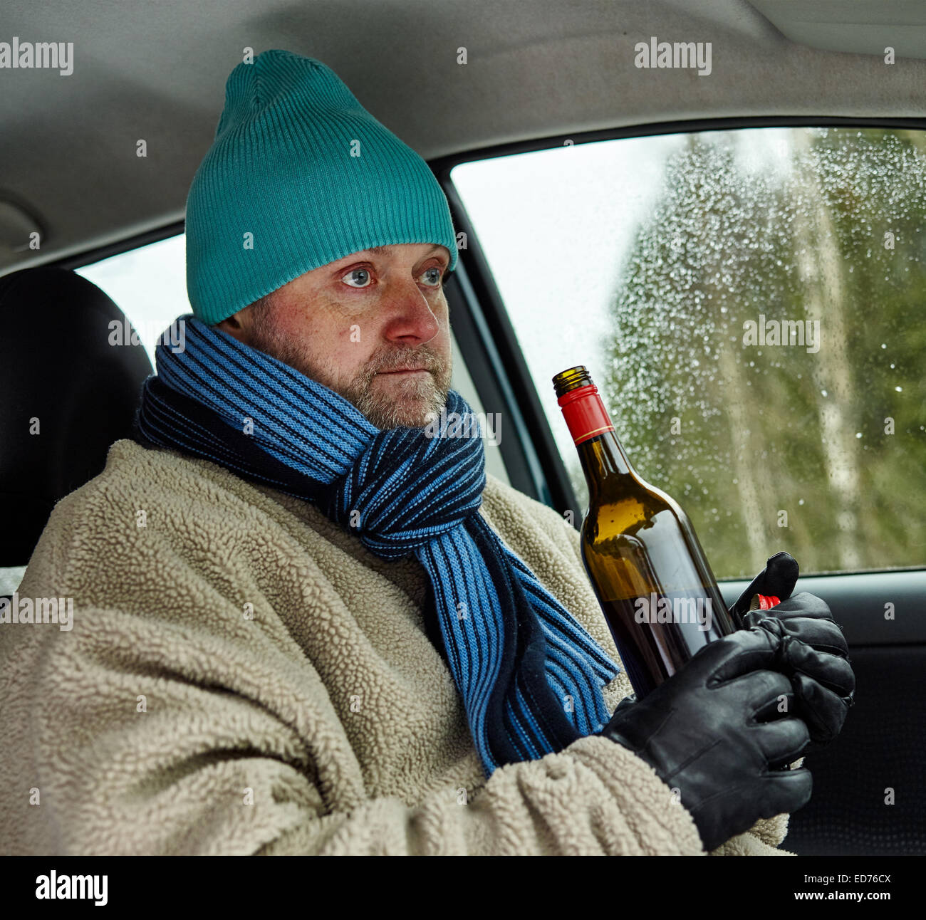 Alcoholic man hi-res stock photography and images - Alamy
