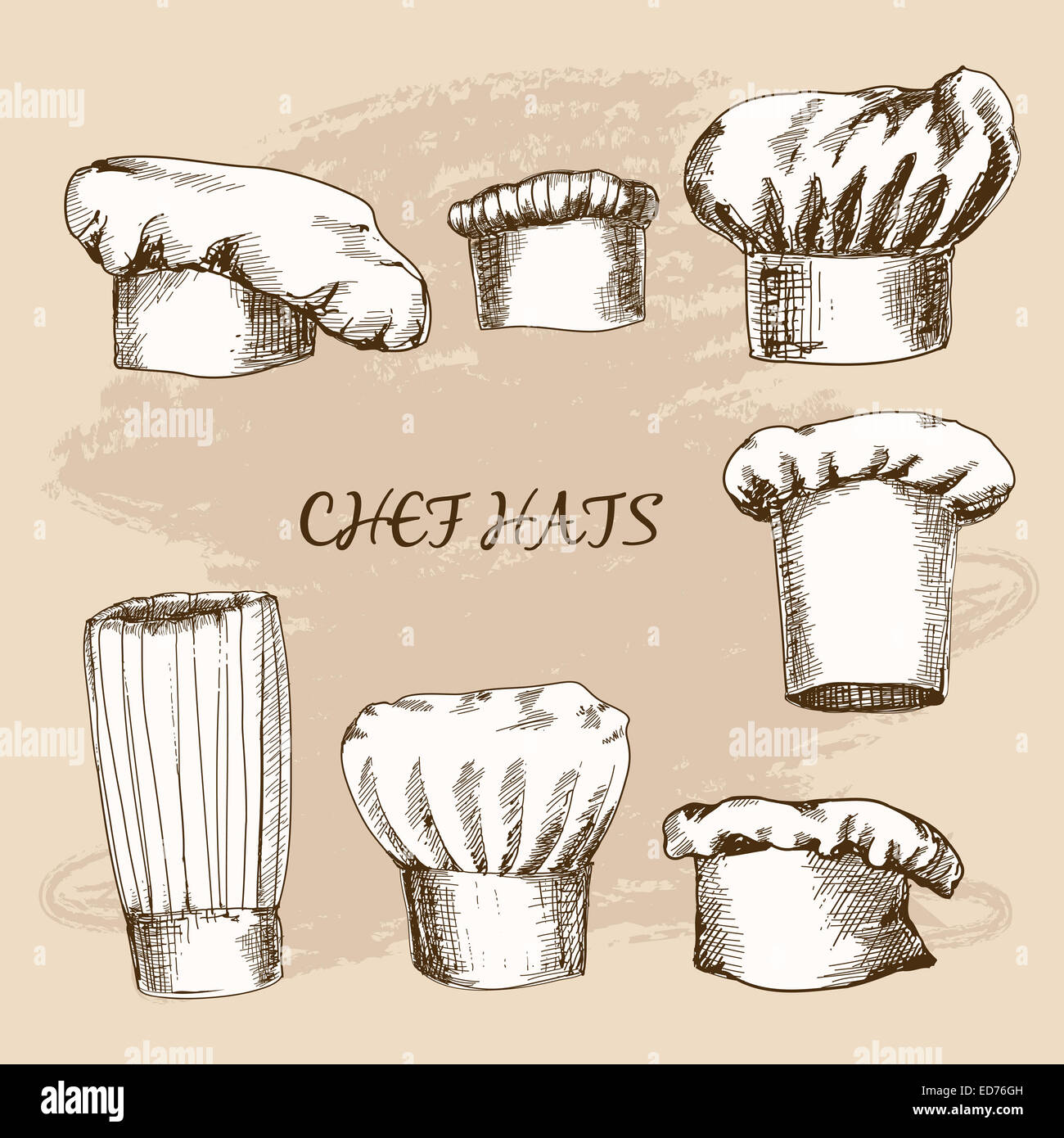 Chef hat silhouette hi-res stock photography and images - Alamy