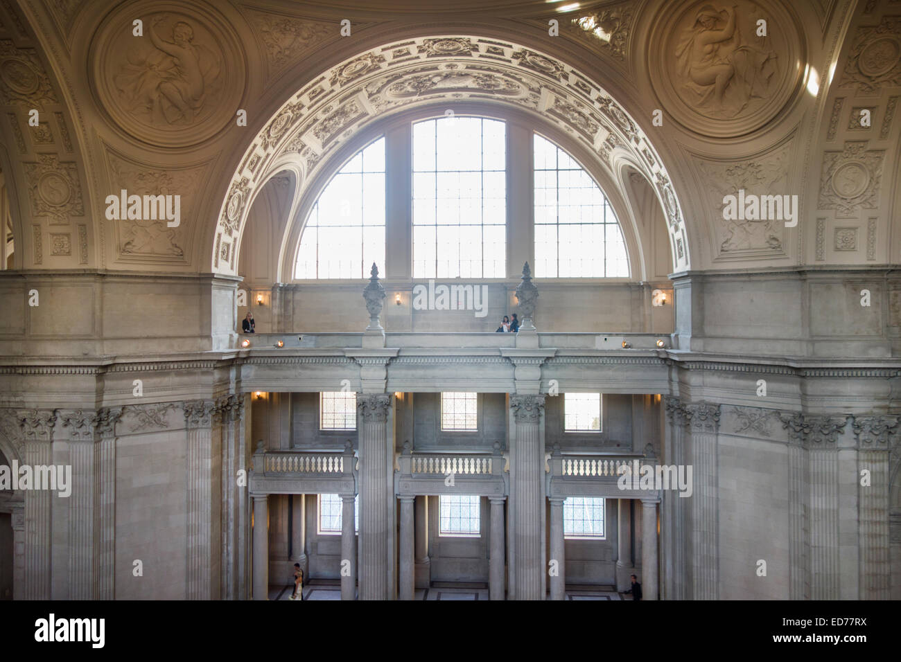 interior of San Francisco city hall building Stock Photo - Alamy