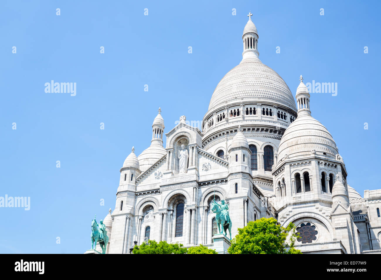 Sacre Coeur Cathedral on Montmartre , Paris, France Stock Photo - Alamy