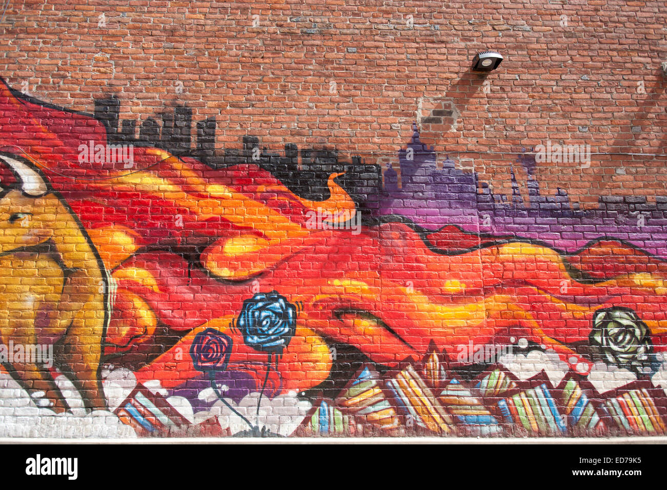 Graffiti Alleyway, Ann Arbor, Michigan Stock Photo - Alamy