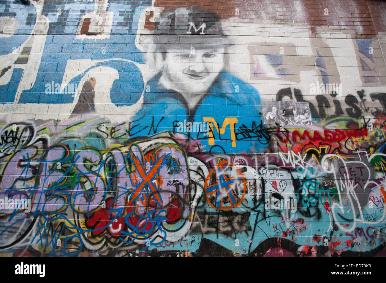 Graffiti Alleyway, Ann Arbor, Michigan Stock Photo - Alamy