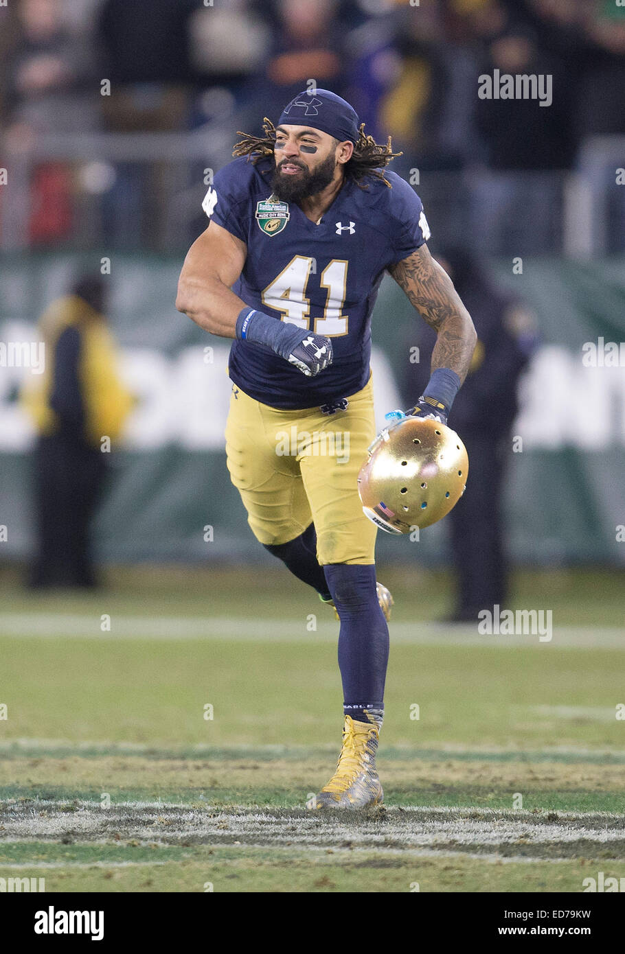 Nashville, Tennessee, USA. 30th Dec, 2014. Notre Dame cornerback ...