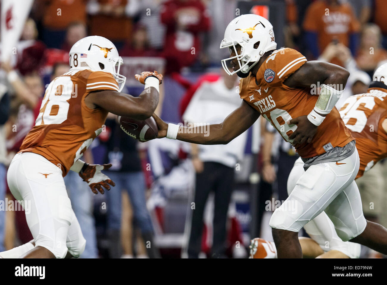 December 29, 2104: Texas Longhorns quarterback Tyrone Swoopes (18 ...