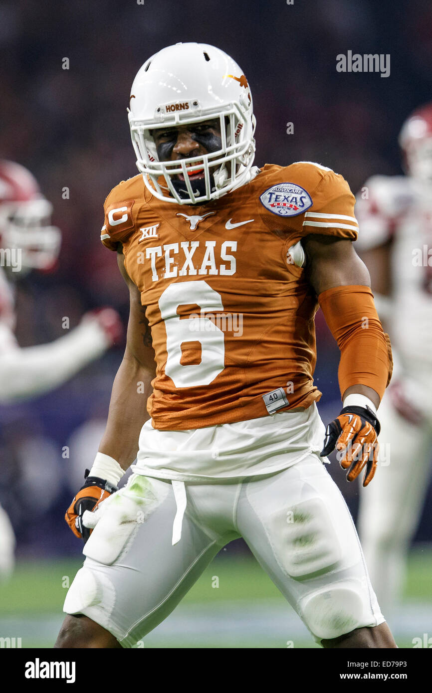 December 29, 2104: Texas Longhorns cornerback Quandre Diggs (6) reacts ...