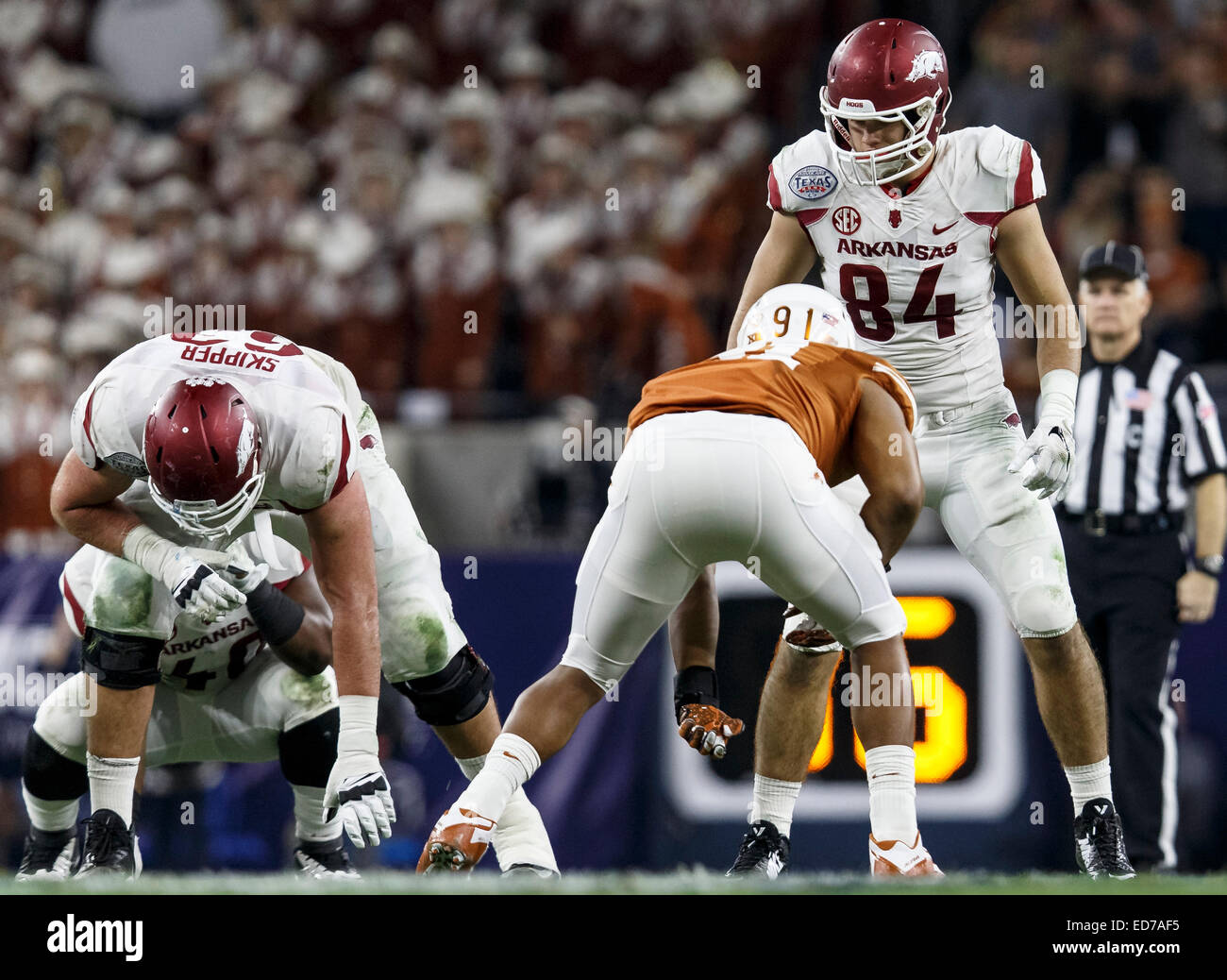 December 29, 2104: Arkansas Razorbacks tight end Hunter Henry (84 ...