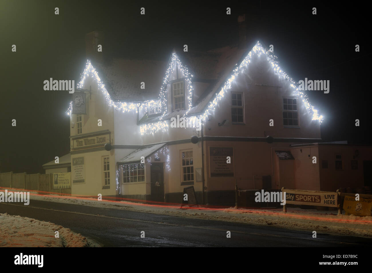 Selston, Nottinghamshire, UK. 31st December, 2014. Freezing fog and ...