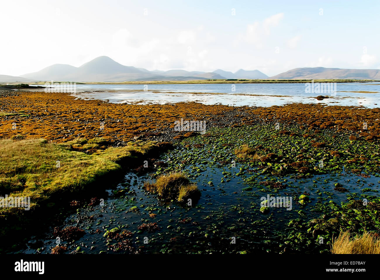 The views from Breakish Beach on the Isle of Skye, Scotland Stock Photo ...