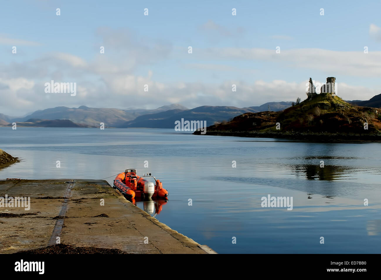 Kyleakin on the Isle of Skye, Scotland Stock Photo - Alamy