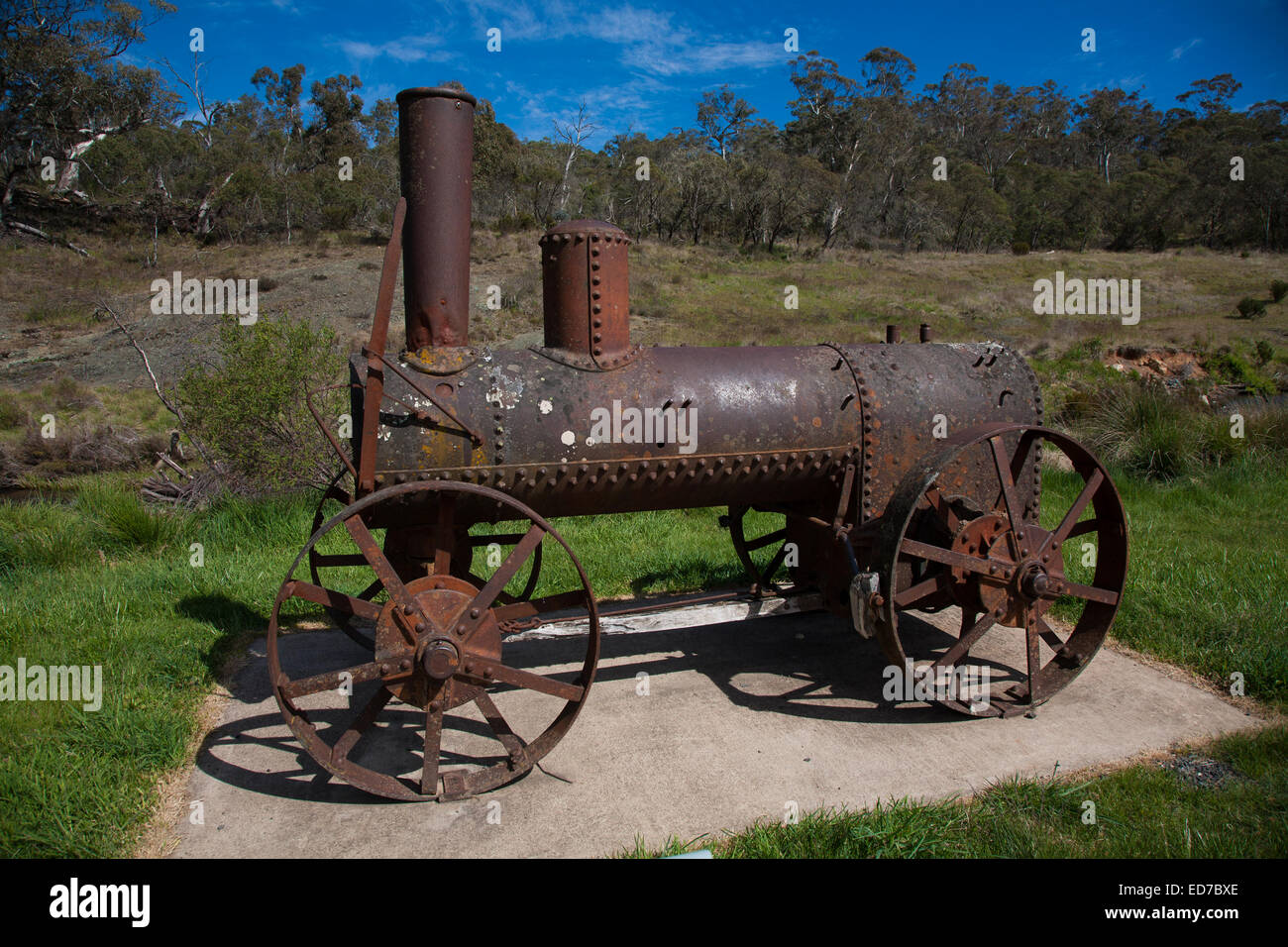 Pioneering steam traction engine now on display at the, Yarrangobilly ...