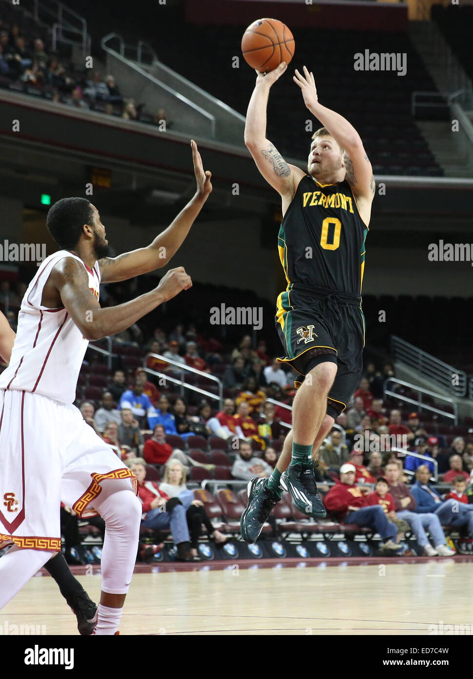 The First Half. 30th Dec, 2014. Vermont Catamounts and USC Trojans ...
