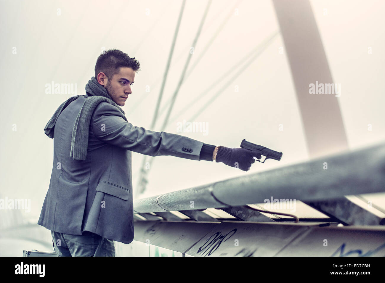 Armed detective hi-res stock photography and images - Alamy