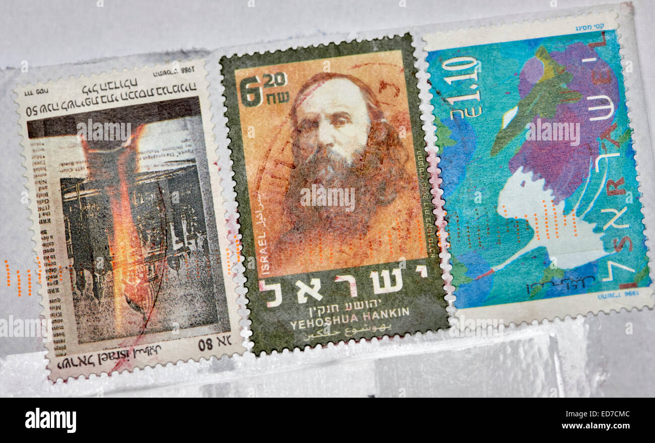 Israel postage stamps hi-res stock photography and images - Alamy