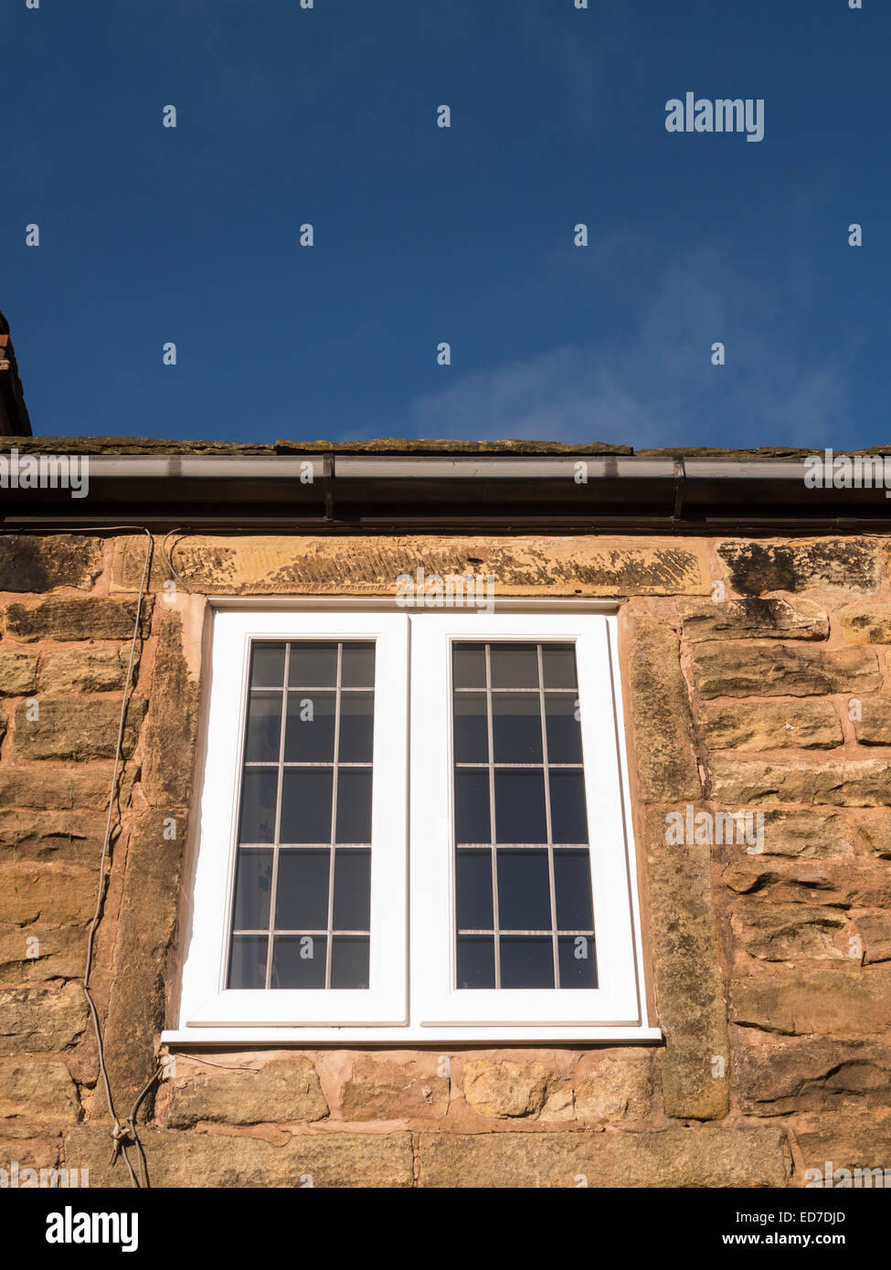 country cottage window, Derbyshire, Britain Stock Photo - Alamy