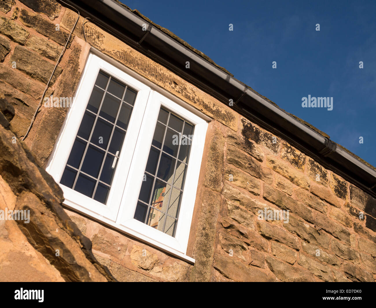 country cottage window, Derbyshire, Britain Stock Photo - Alamy