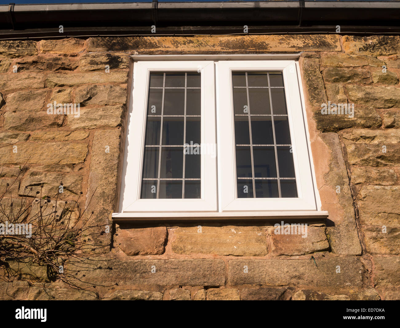country cottage window, Derbyshire, Britain Stock Photo - Alamy