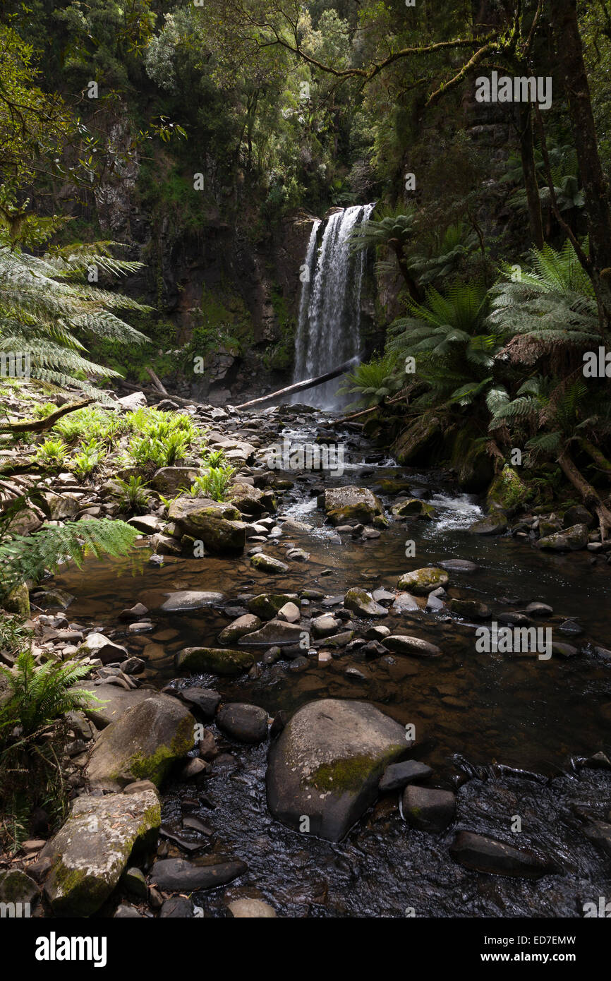 The Hopetoun Falls is a waterfall across the Aire River that is located ...