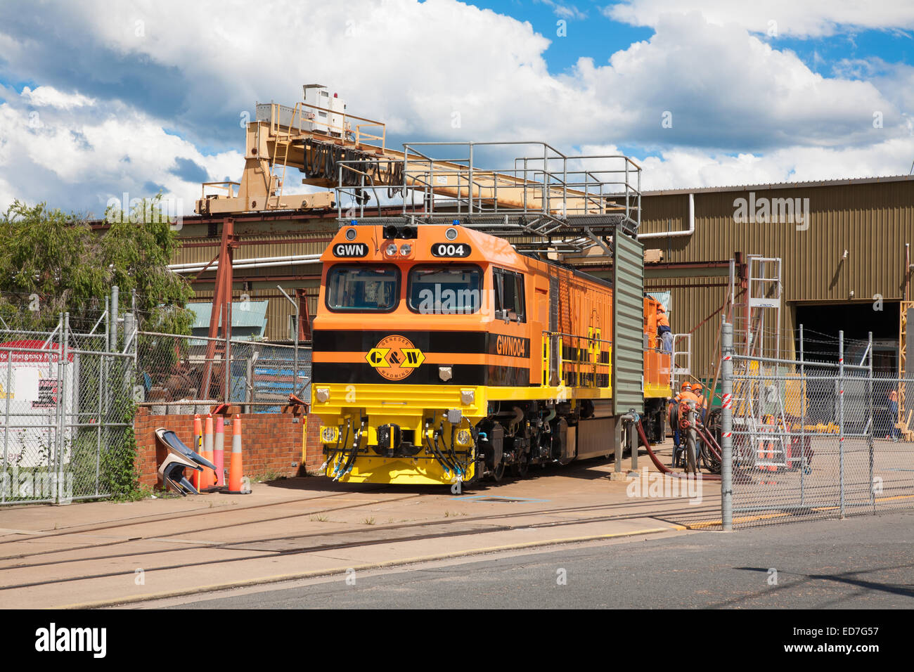 Australian Exports #4 of 5 Diesel Locomotives built in Maryborough ...