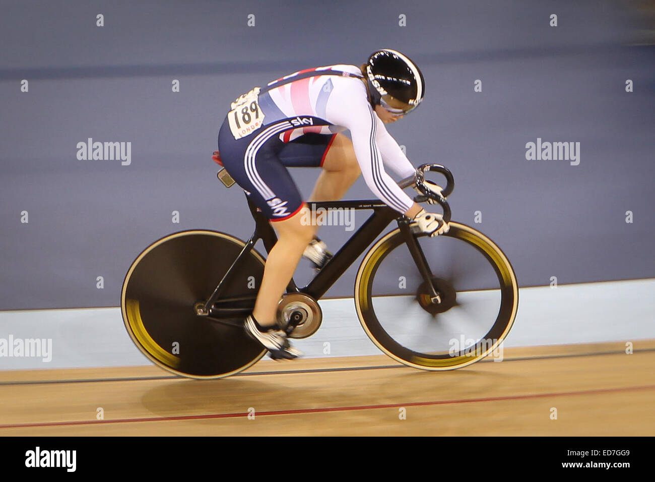 Jessica Varnish during Day Three of the Track Cycling World Cup at The ...
