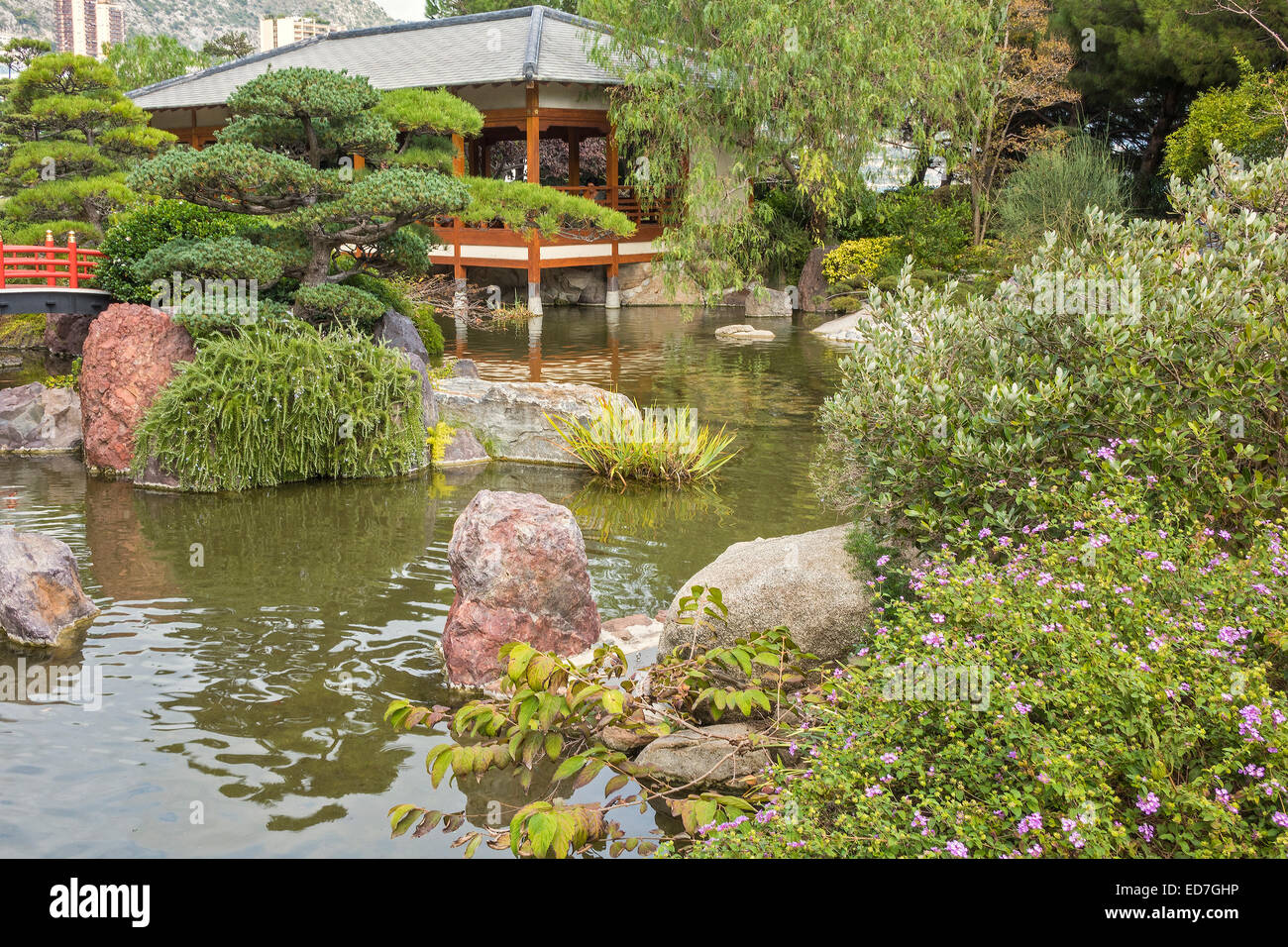 Japanese Garden Monte Carlo Monaco Stock Photo - Alamy