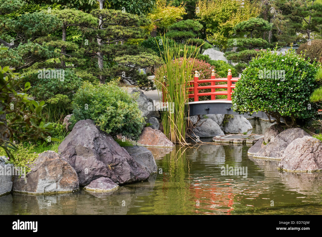 Japanese Garden Monte Carlo Monaco Stock Photo - Alamy