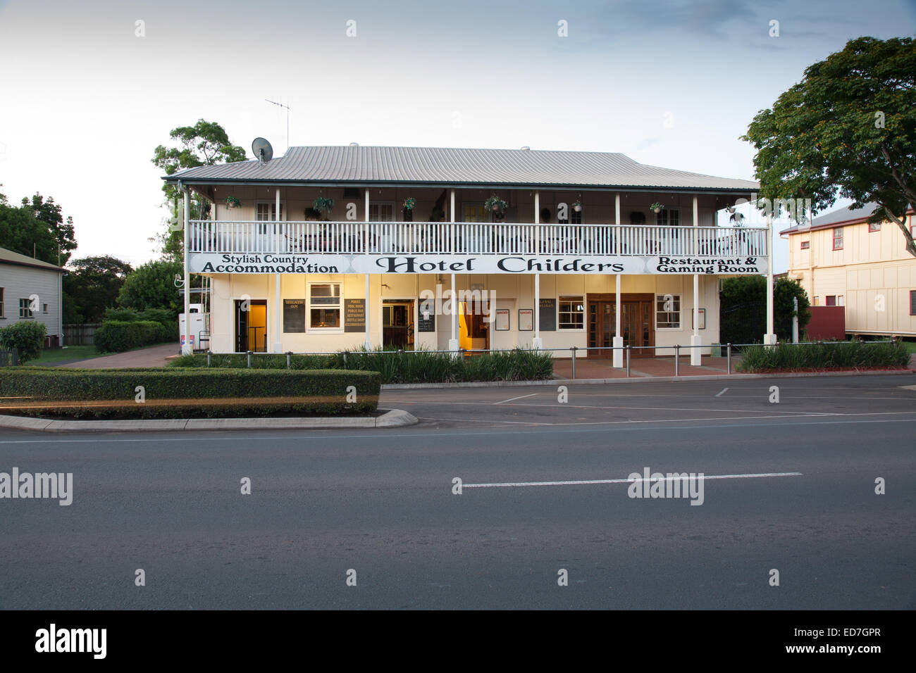 Historic Queenslander style hotel hotel Childers Childers Queensland ...